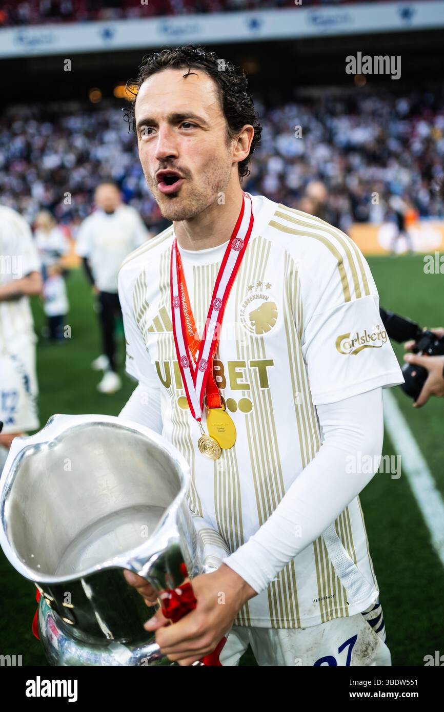 Copenhagen, Denmark. 25th May, 2025. Thomas Delaney of FC Copenhagen ...