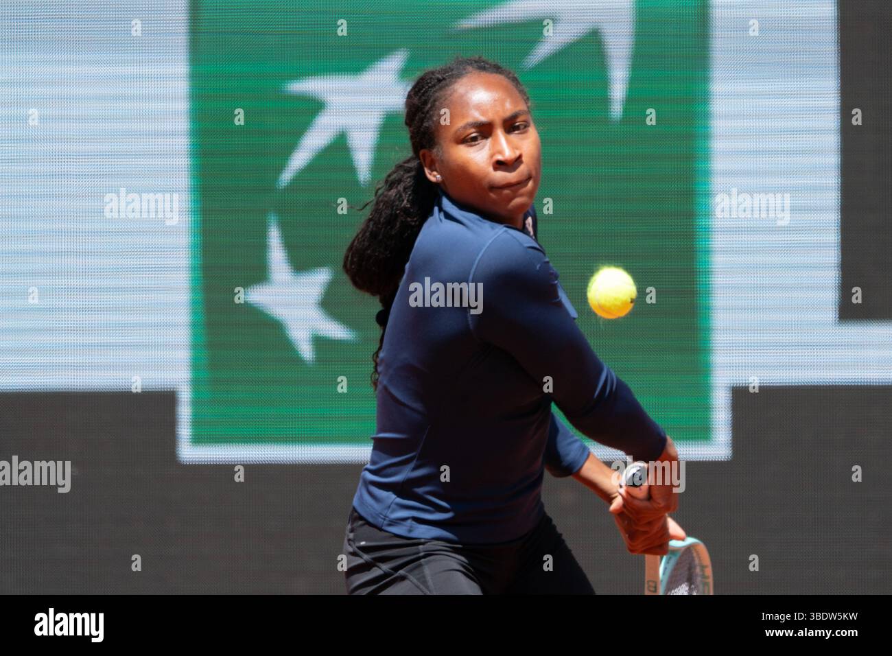 PARIS, FRANCE - MAY 23: Coco Gauff of the United States during Previews ...