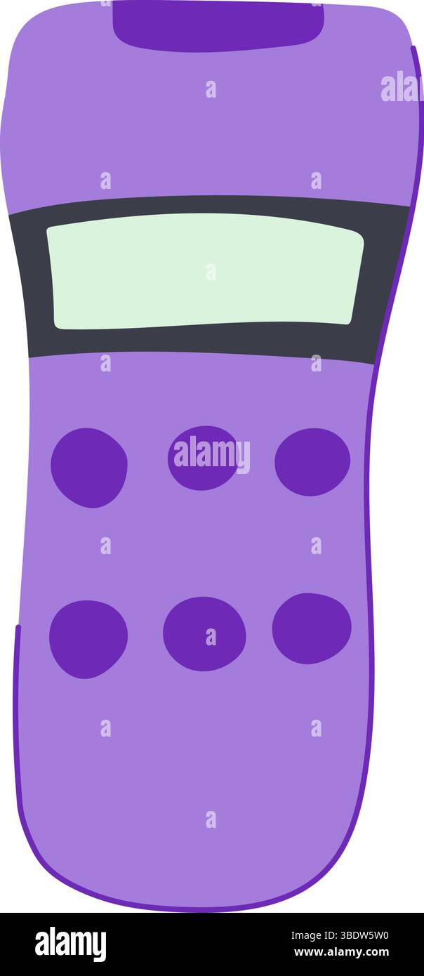 audience voting clicker cartoon vector illustration Stock Vector Image ...