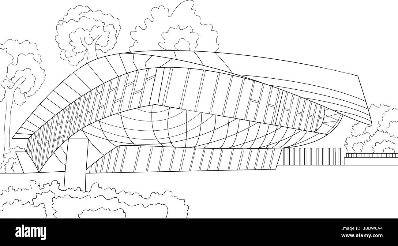 Emirati art museum Stock Vector Images - Alamy