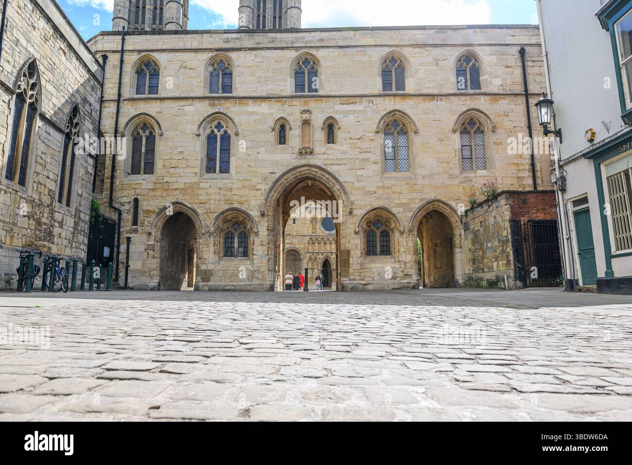Lincoln Cathedral,Exchequer gate,Lincolnshire,England,UK Stock Photo ...