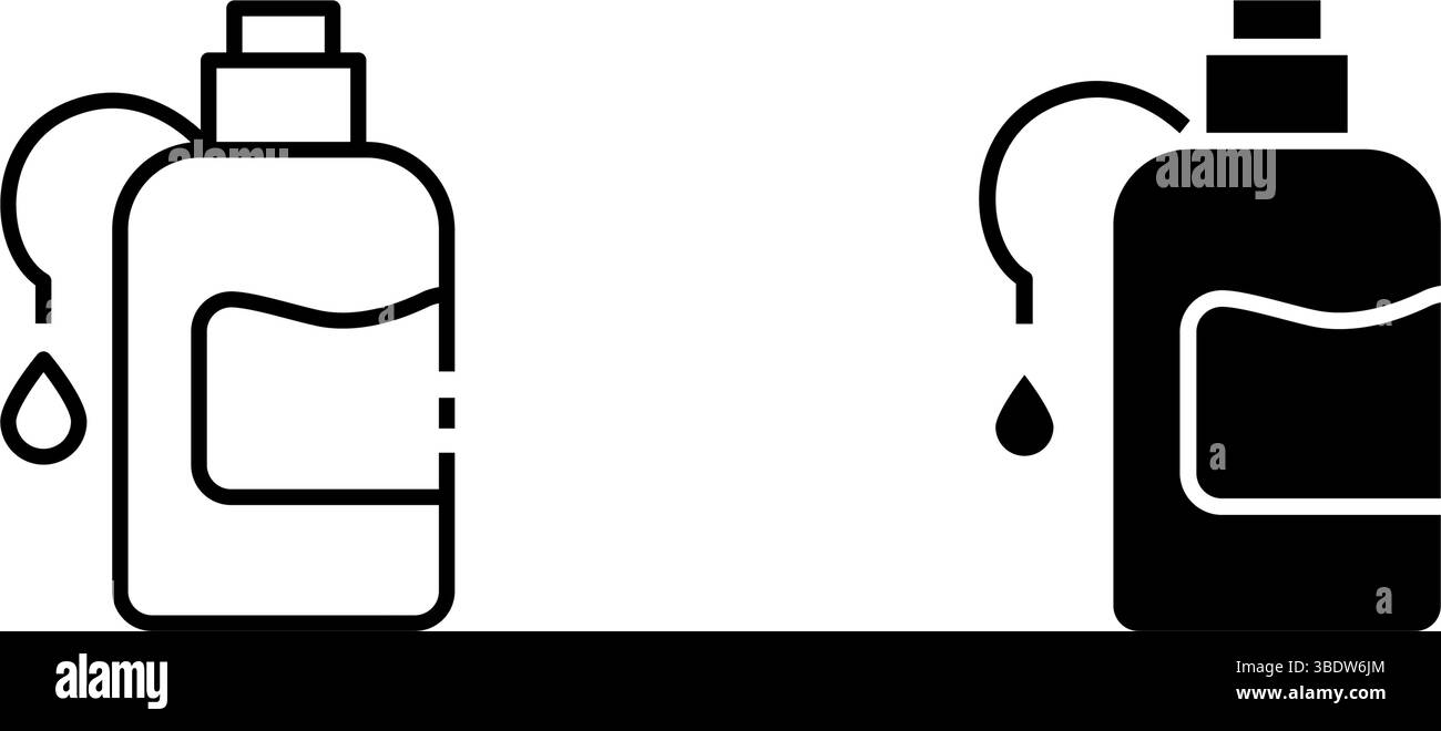 Reusable bottle water icon Cut Out Stock Images & Pictures - Alamy