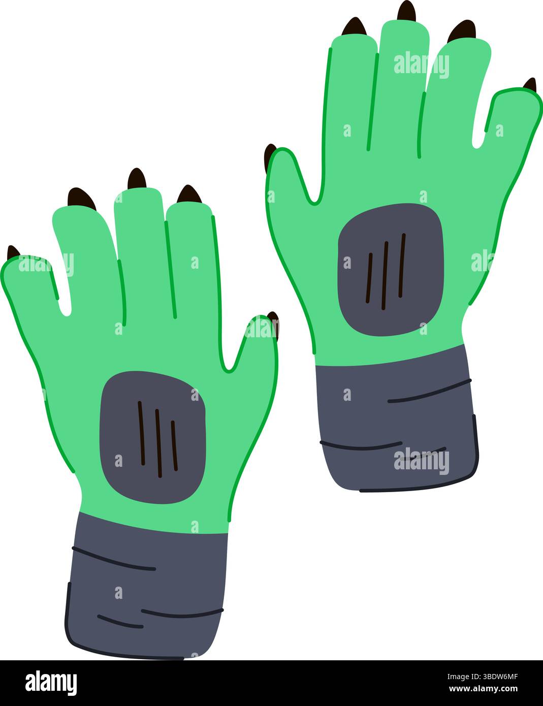 immersion vr glove cartoon vector illustration Stock Vector Image & Art ...