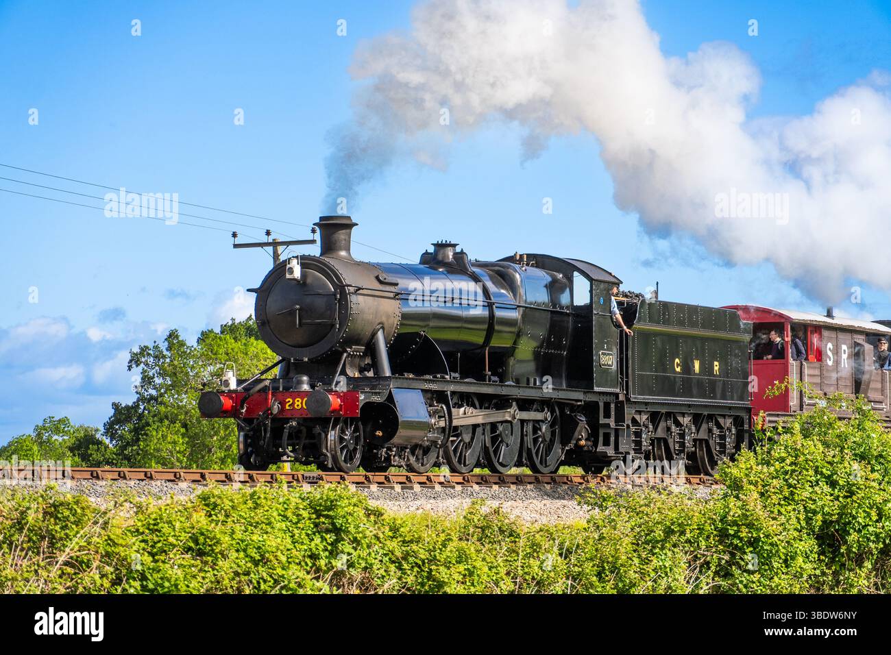 Steam Locomotives at GWSR Stock Photo - Alamy