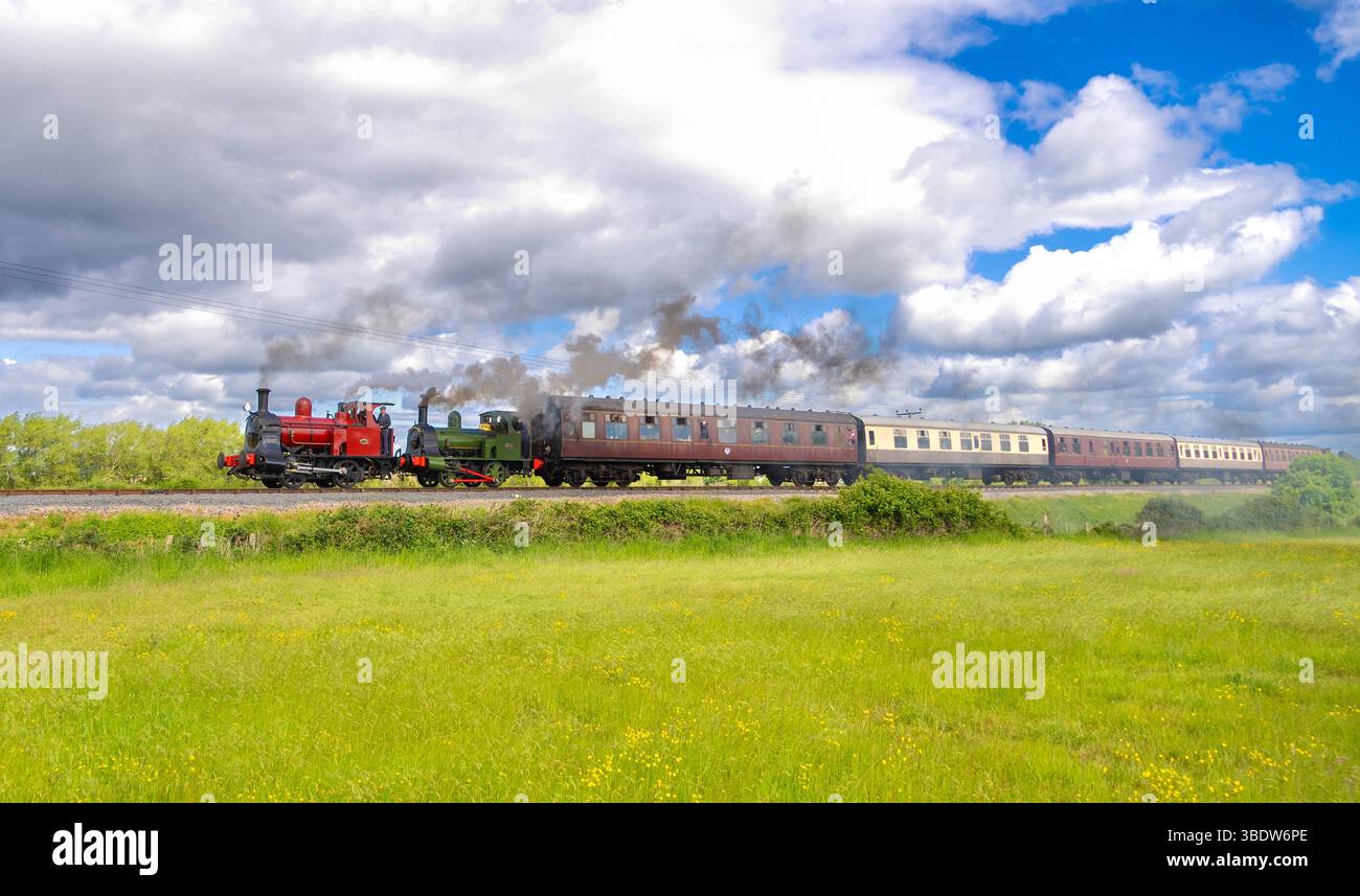 Steam Locomotives at GWSR Stock Photo - Alamy