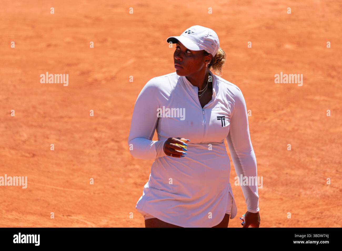PARIS, FRANCE - MAY 23: Taylor Townsend of the United States during ...
