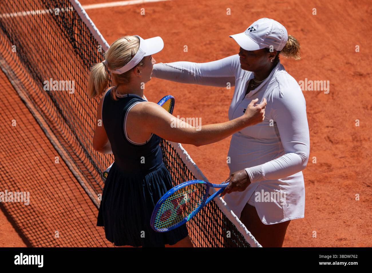PARIS, FRANCE - MAY 23: Daria Saville of Australia, Taylor Townsend of ...