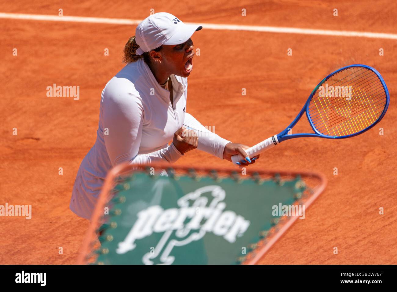 PARIS, FRANCE - MAY 23: Taylor Townsend of the United States during ...