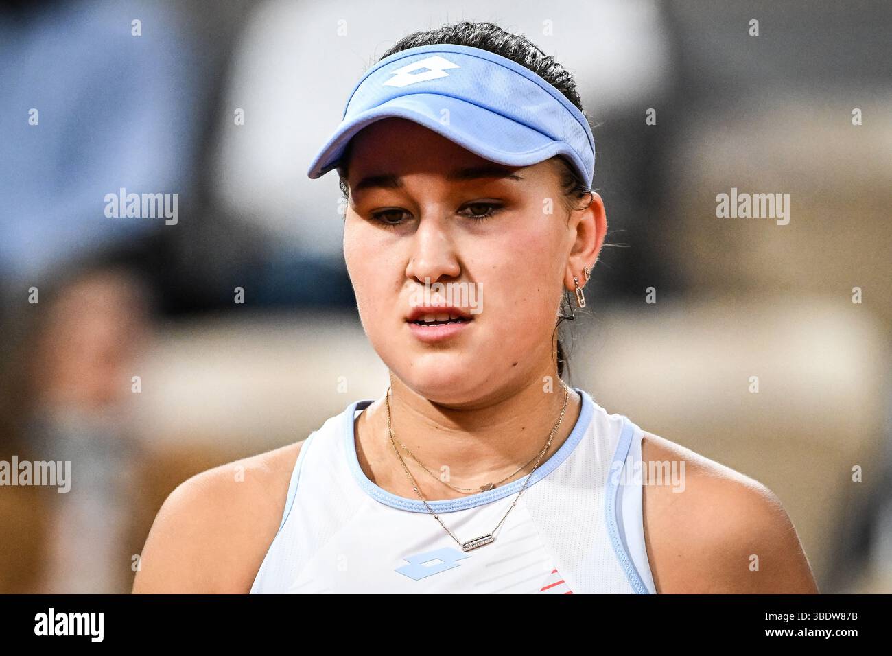 Kamilla RAKHIMOVA of Russia during the first day of the Roland-Garros ...