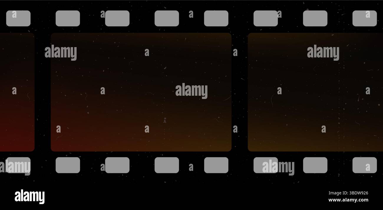 Old celluloid film strip dust Stock Vector Images - Alamy