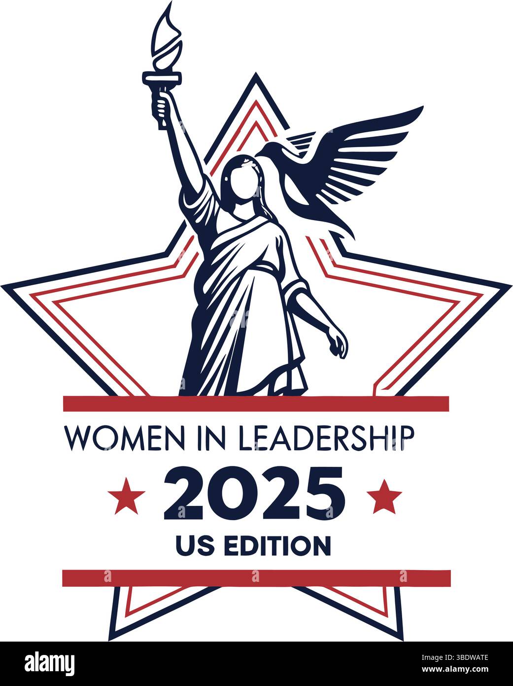 Powerful Women Mascot Logos for Global Leadership Summit 2025 – US ...