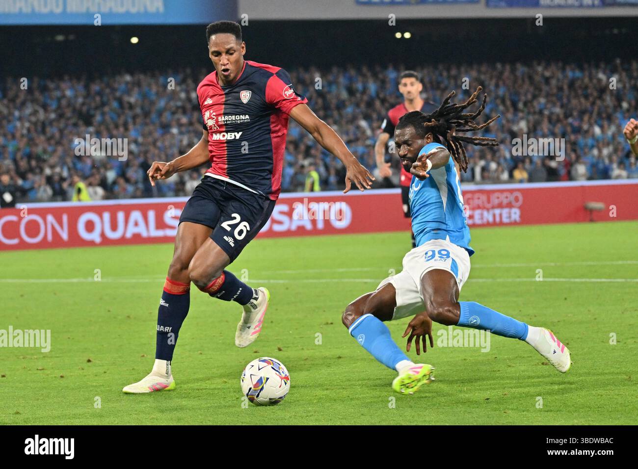 Naples, Italy. 23rd May, 2025. Frank Zambo Anguissa during championship Serie A 2024-2025 ...