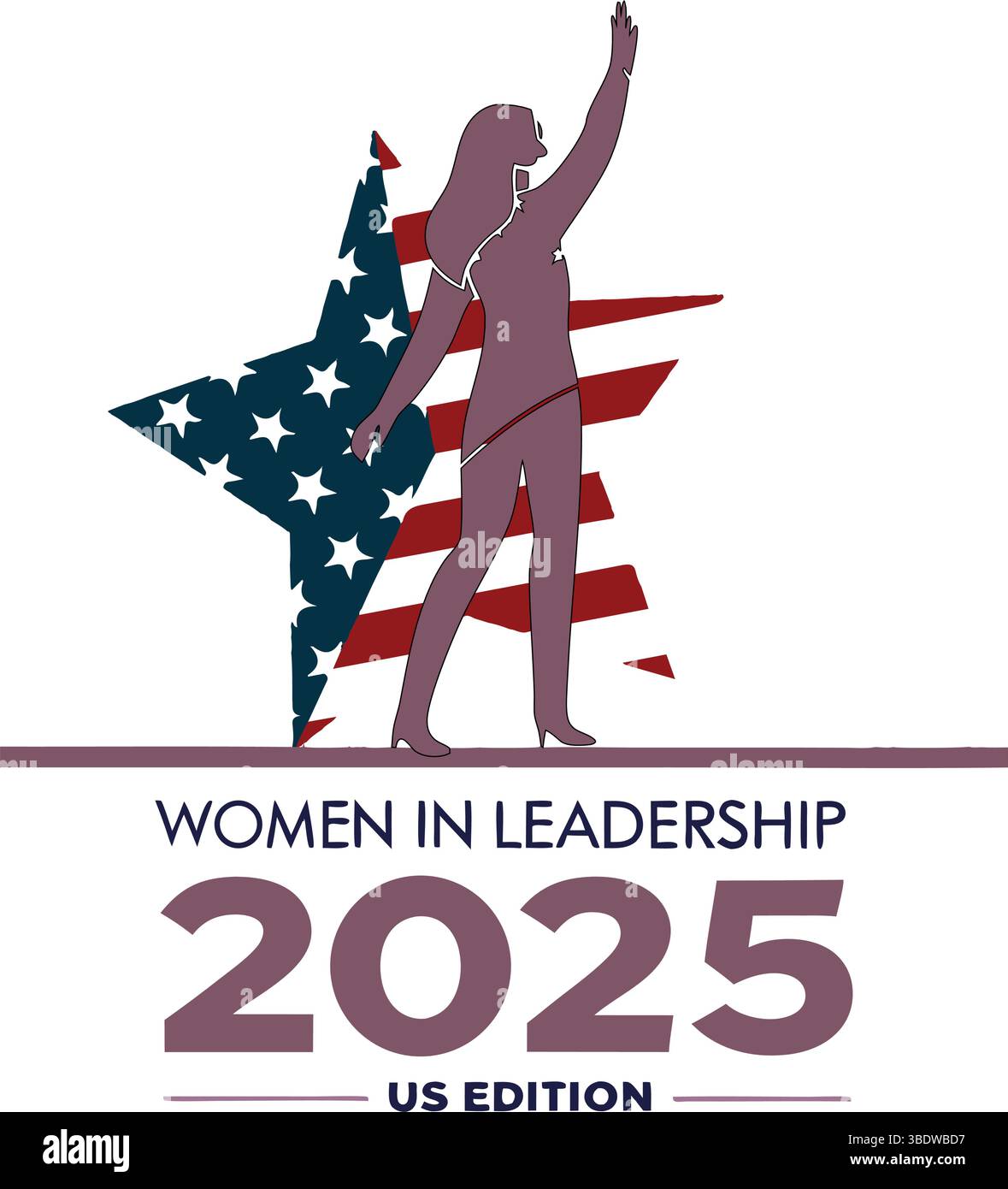 Powerful Women Mascot Logos for Global Leadership Summit 2025 – US ...