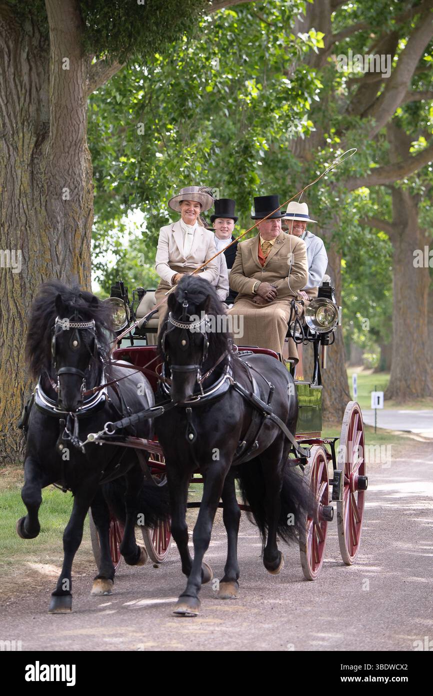 Windsor, Berkshire, UK. 18th May, 2025. Beautiful traditional carriages ...