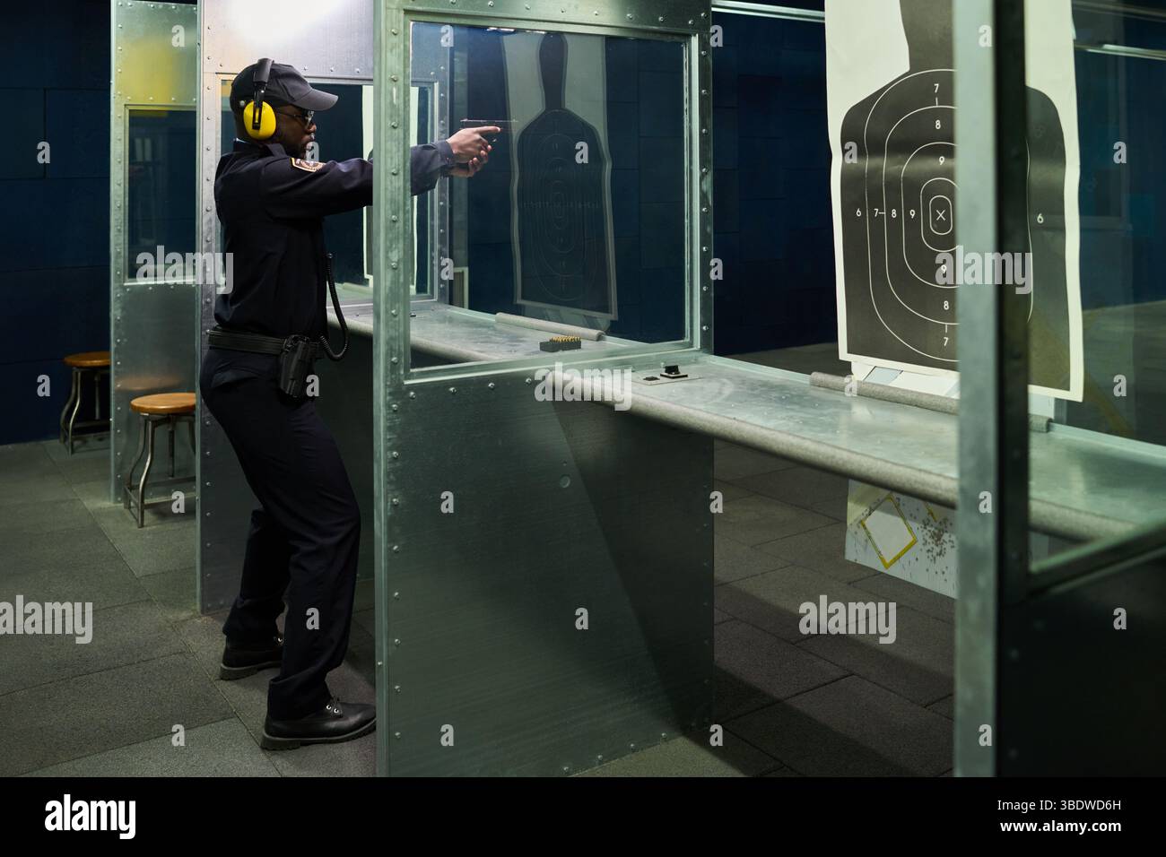 Individual practicing shooting skills hi-res stock photography and ...