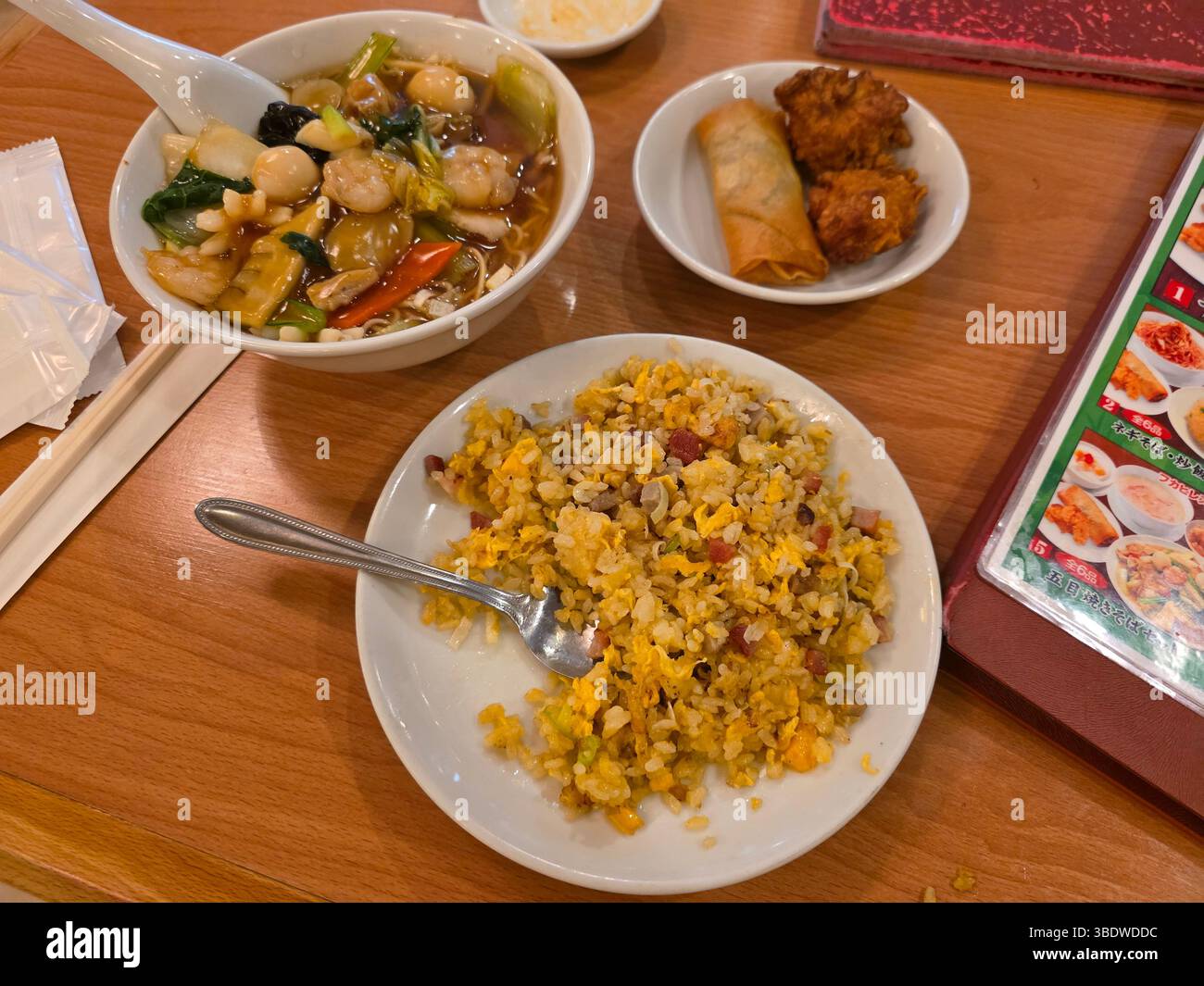 Chinese Restaurant Meal Japan Stock Photo - Alamy