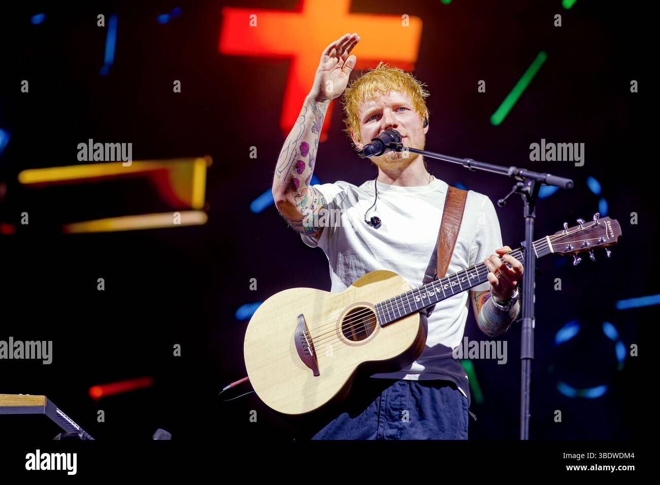 May 24, 2025: ED SHEERAN performing live on stage at BBC Radio 1â€™s ...