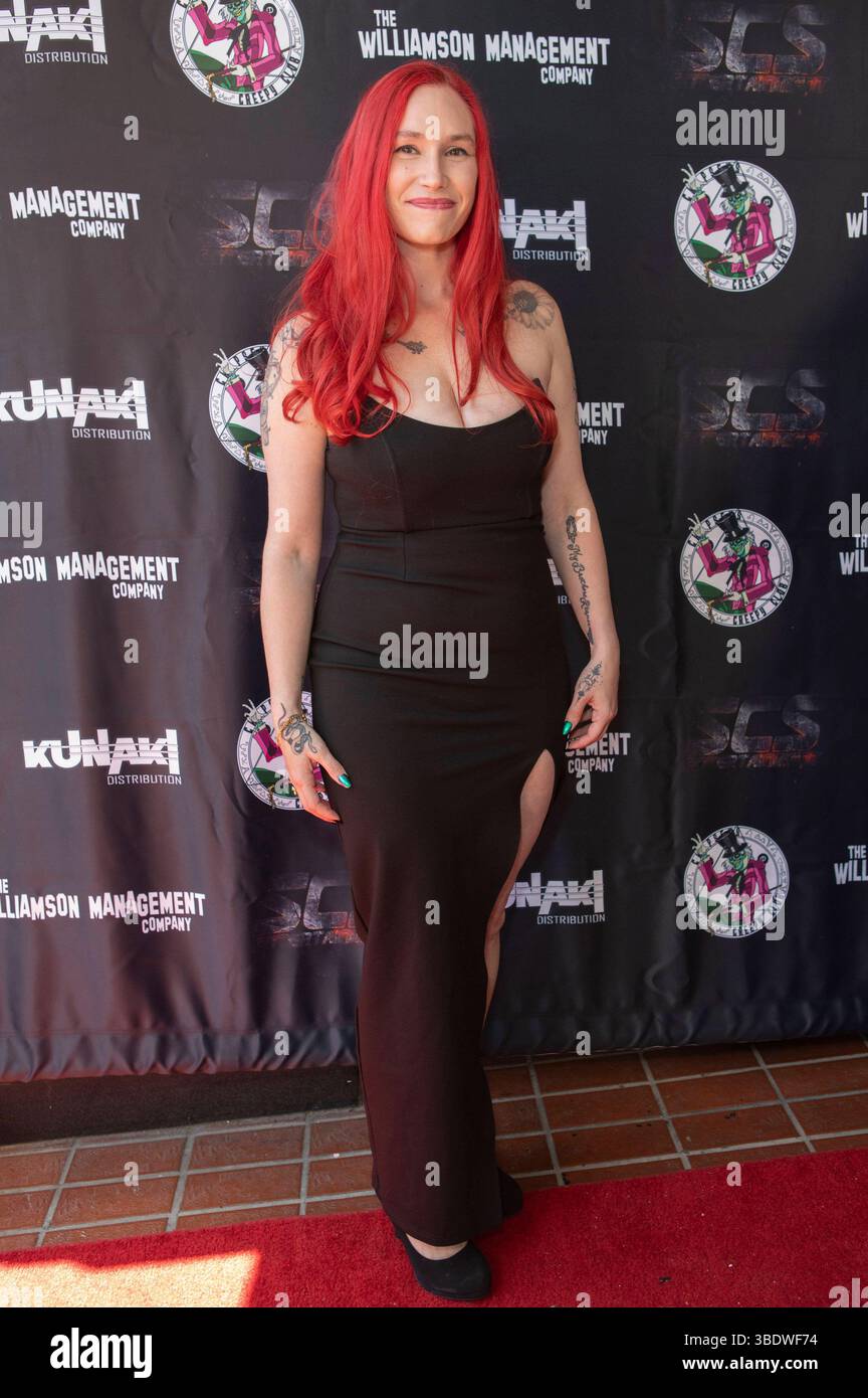 Sammy Morningstar bei der Premiere des Horror-Films The Meathook ...