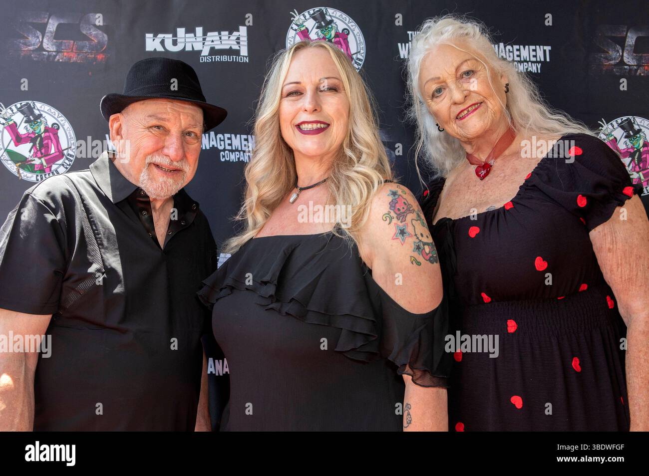 Geno Gibson, Meri Gyetvay und Sharon Gibson bei der Premiere des Horror ...