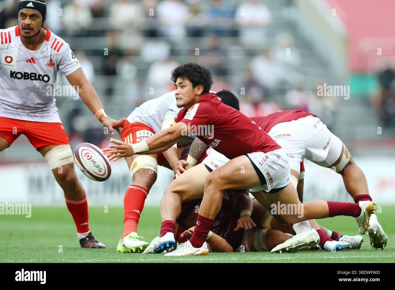 Tokyo, Japan. 24th May, 2025. Yuhei Sugiyama (Brave Lupus) Rugby : 2024-25 Japan Rugby League ...