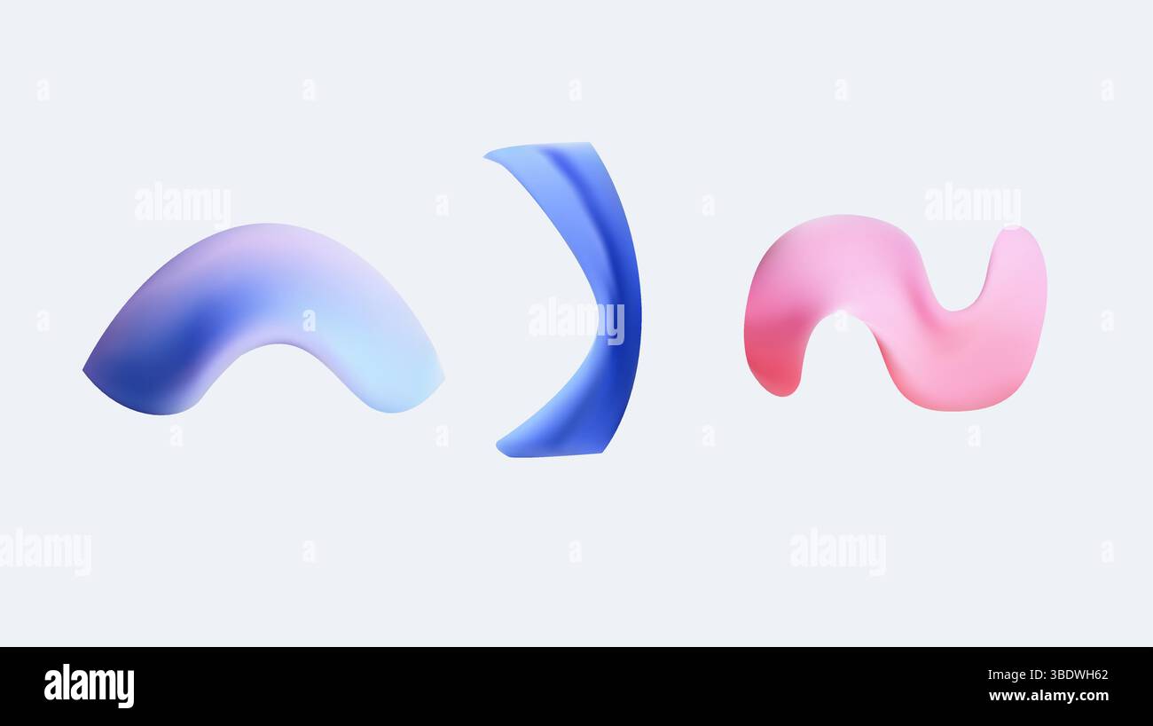 Exploring Abstract Gradient Shapes Set Against a Minimal and Simple ...