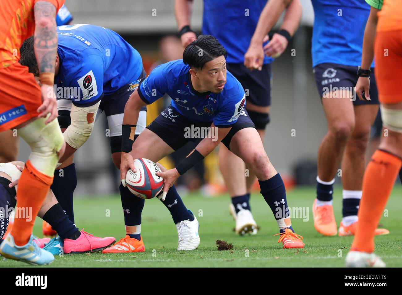 Prince Chichibu Memorial Rugby Stadium, Tokyo, Japan. 25th May, 2025. Taiki Koyama (Wild Knights ...