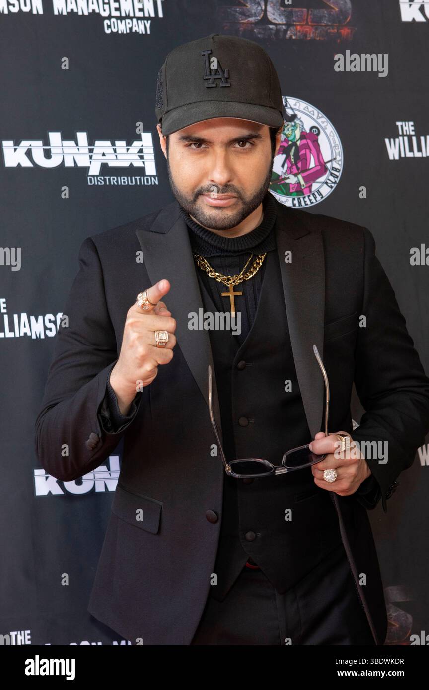 James Darius bei der Premiere des Horror-Films 'The Meathook Massacre ...