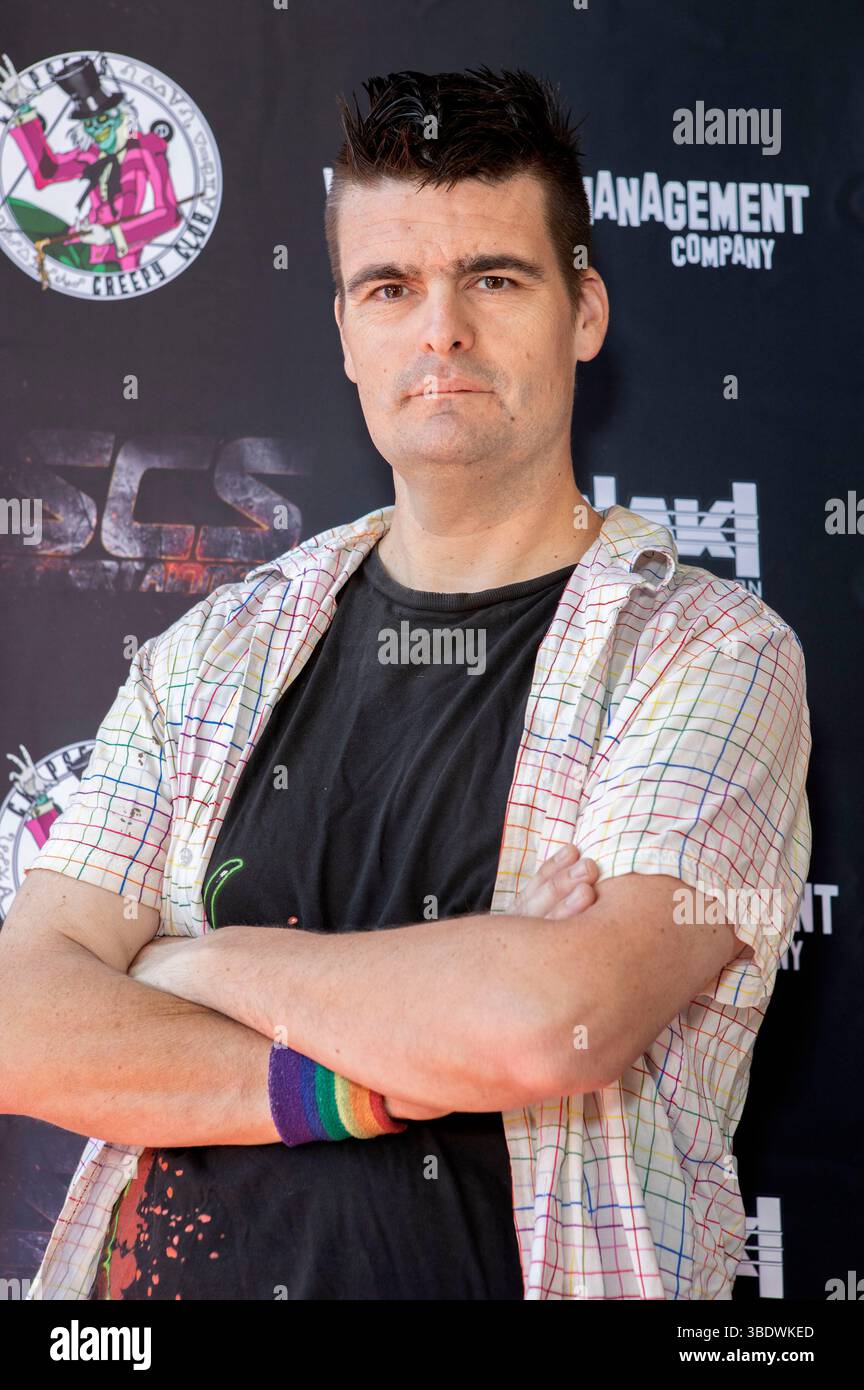 Joshua Moomey bei der Premiere des Horror-Films 'The Meathook Massacre ...