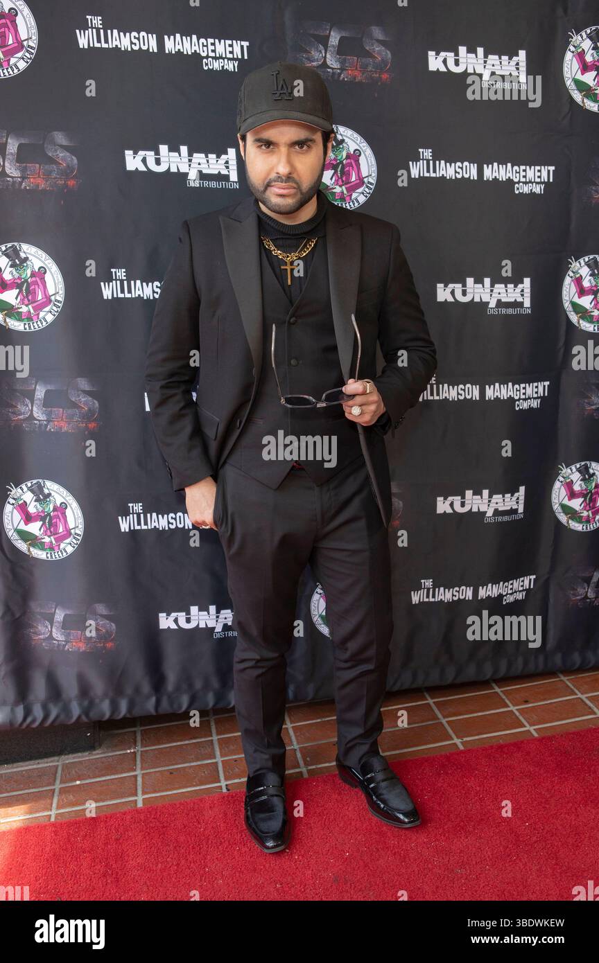 James Darius bei der Premiere des Horror-Films 'The Meathook Massacre ...