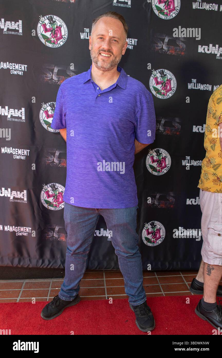 Robert Burcar bei der Premiere des Horror-Films 'The Meathook Massacre ...