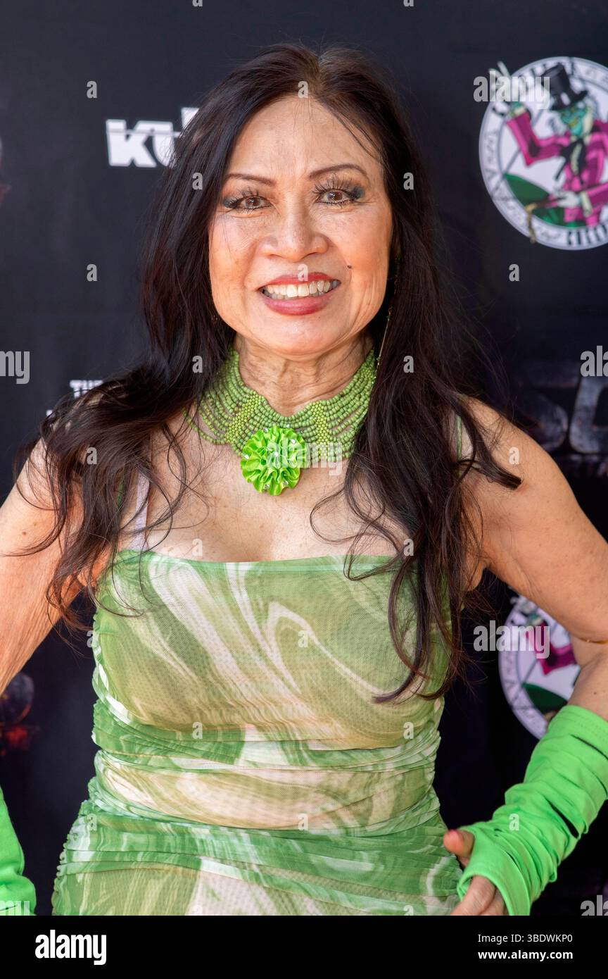 Joycelyne Lew bei der Premiere des Horror-Films 'The Meathook Massacre' im Frida Cinema. Santa ...