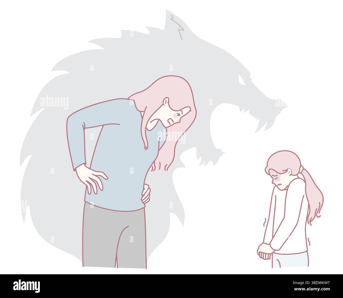 Internal tension Stock Vector Images - Alamy