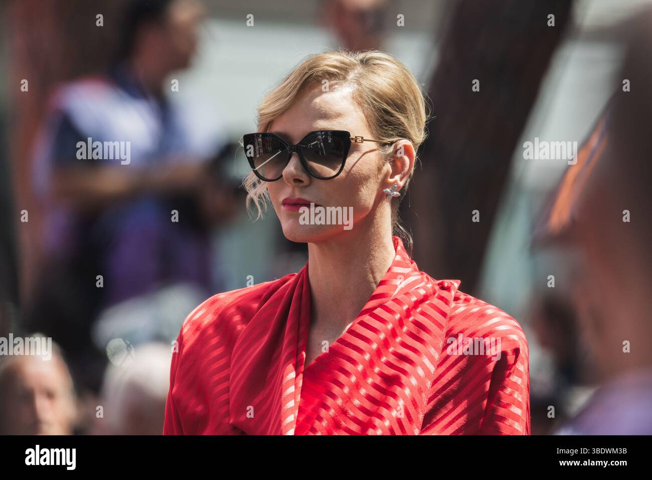 Circuit de Monaco, Monte-carlo, Monaco. 25.May.2025; Charlene Lynette Wittstock, Prince Albert ...