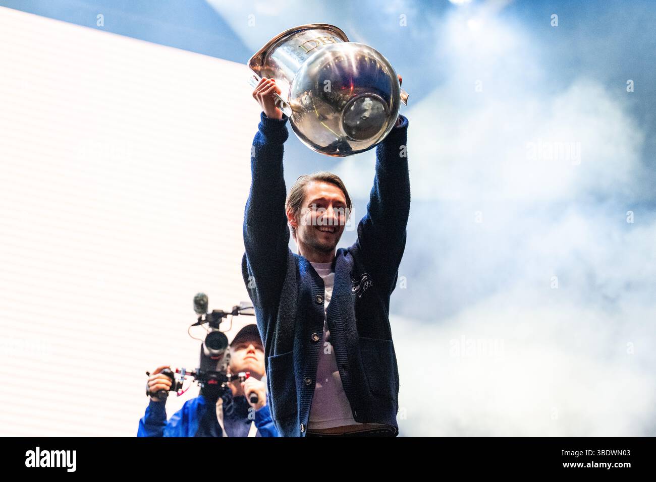 Copenhagen, Denmark. 25th May, 2025. Rasmus Falk of FC Copenhagen seen ...