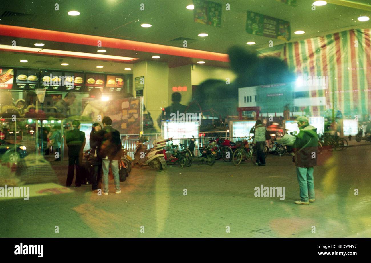 Late-2000s Tianjin Street Scene Reflected Through Burger Fast-Food ...
