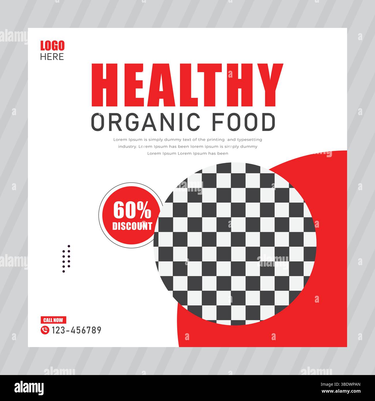 Food Social Media Post Design Stock Vector Image & Art - Alamy