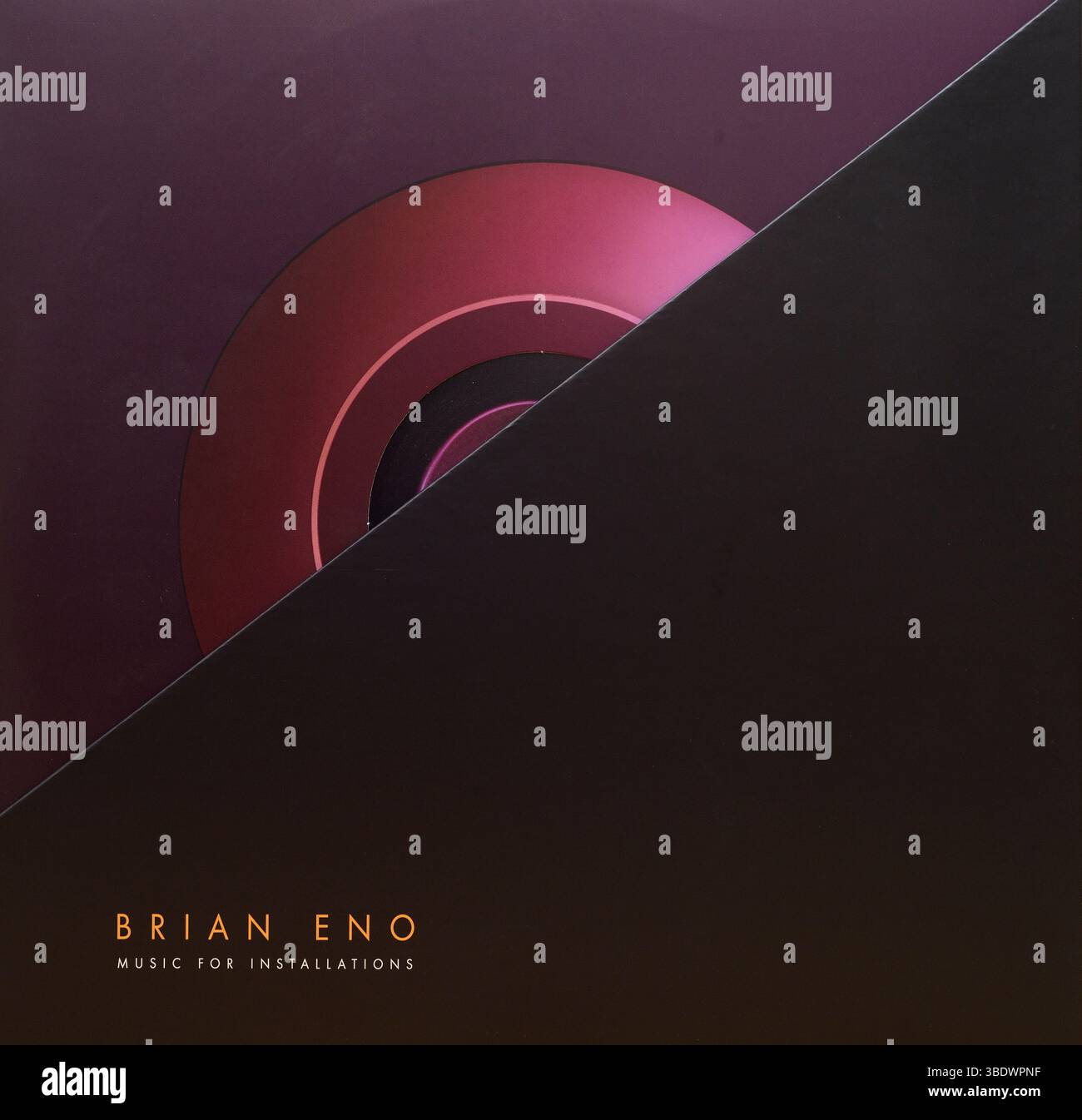 vinyl record cover, Brian Eno, Music For Installations, 9 × Vinyl Box ...