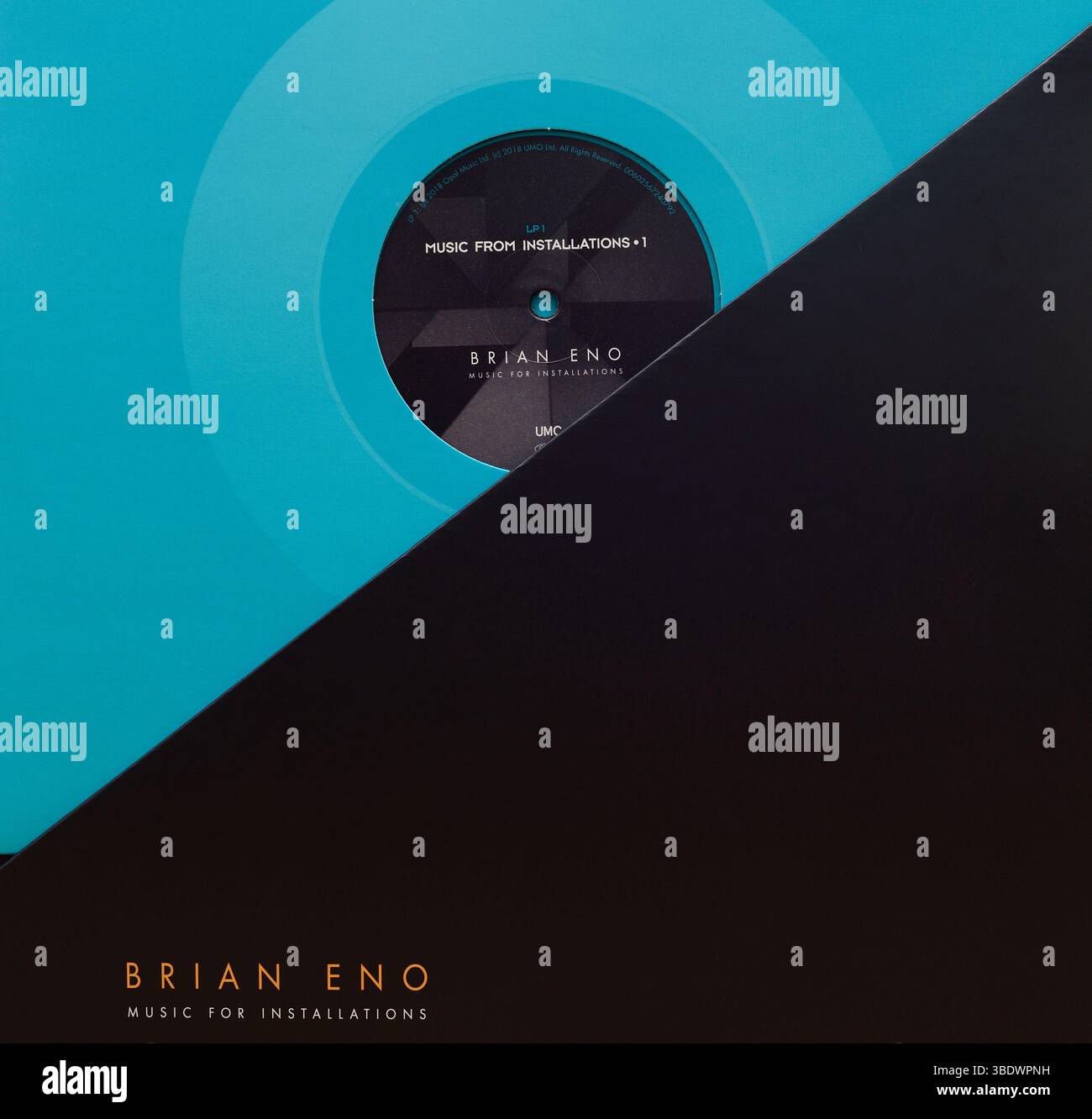 vinyl record cover, Brian Eno, Music For Installations, 9 × Vinyl Box ...