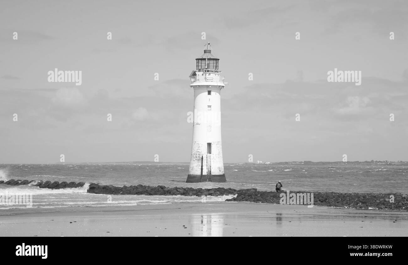Old perch rock lighthouse hi-res stock photography and images - Alamy