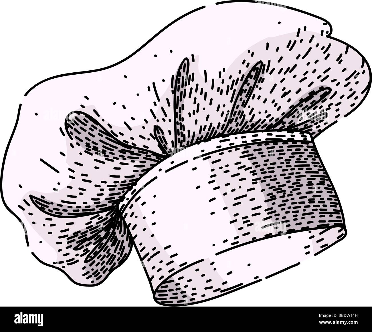 kitchen chef hat sketch hand drawn vector Stock Vector Image & Art - Alamy