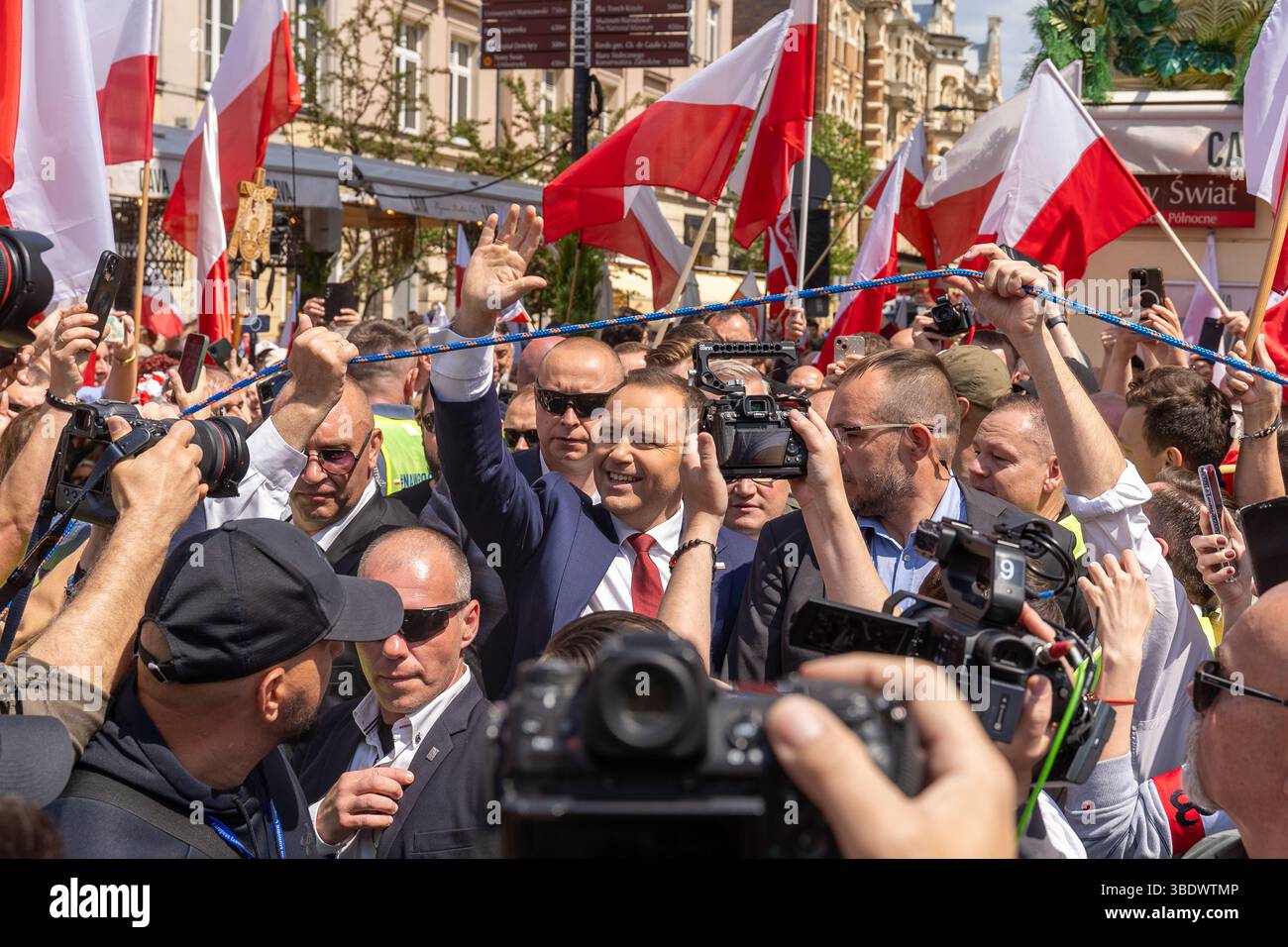 Karol Nawrocki, a non-partisan Presidential candidate supported by the ...