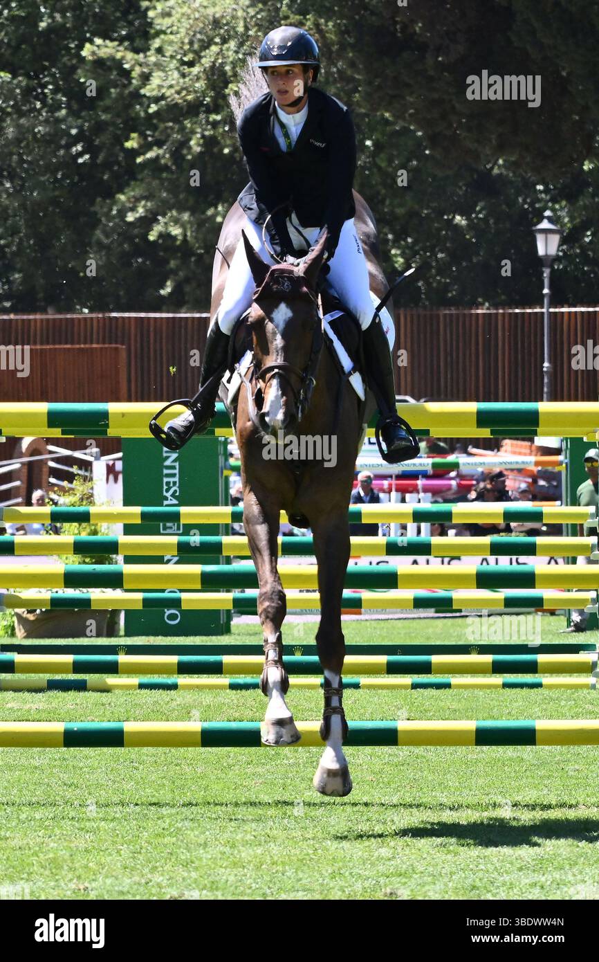 Katrin Eckermann (GER) during the 92° CSIO Roma 2025 Prize No. 10 ROLEX ...