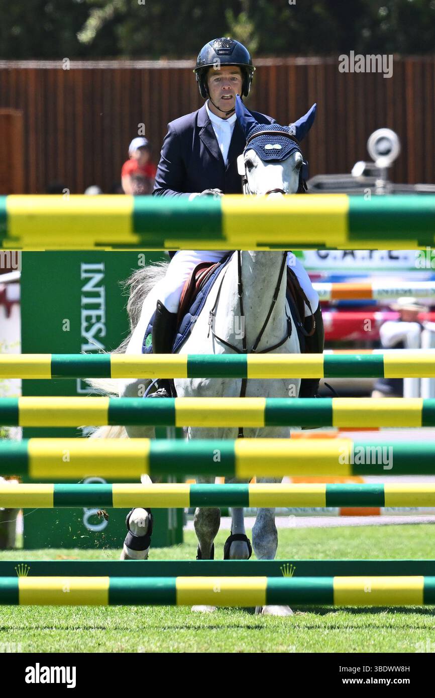 Cian O'Connor (IRL) during the 92° CSIO Roma 2025 Prize No. 10 ROLEX ...