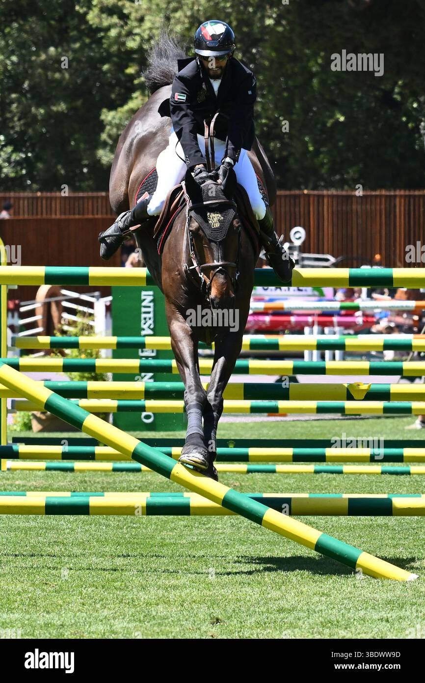 Ali Hamad Al Kirbi (UAE) during the 92° CSIO Roma 2025 Prize No. 10 ROLEX GRAN PREMIO ROMA Two ...