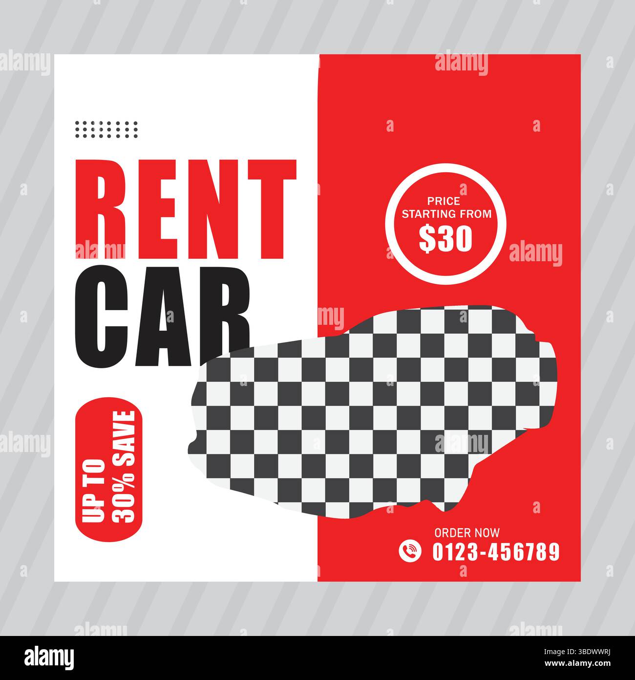 Car social media post Stock Vector Image & Art - Alamy