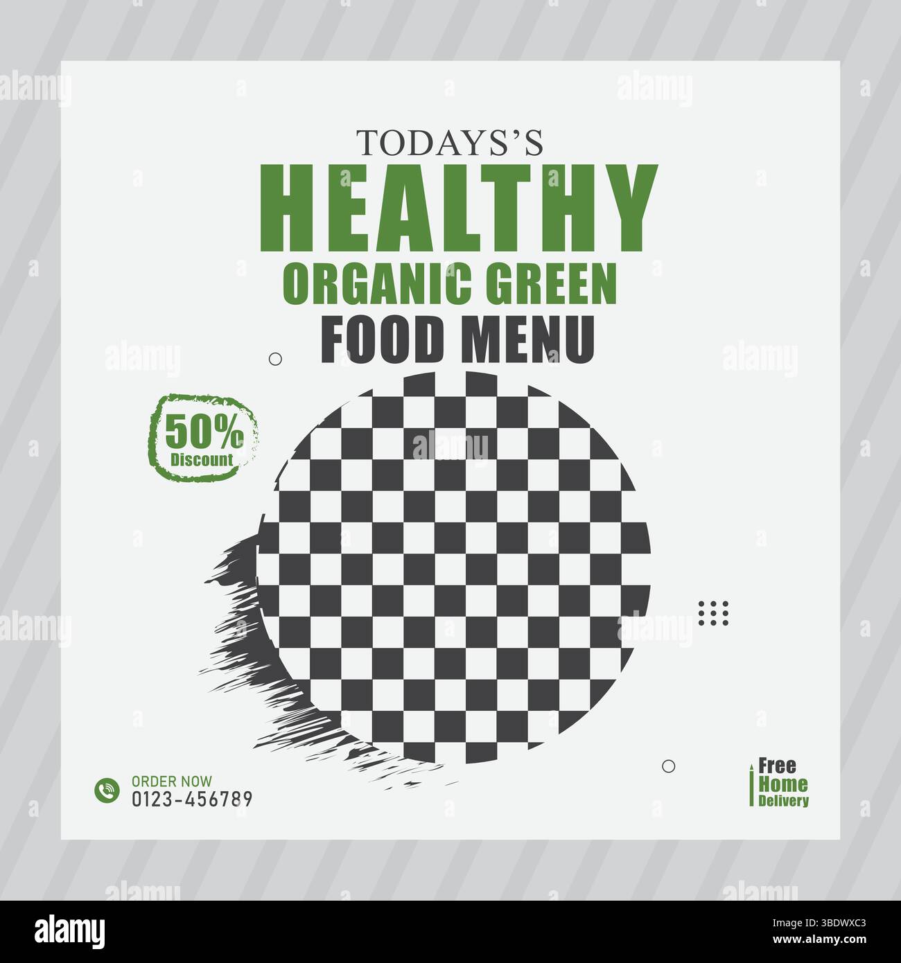 Food Social Media Post Design Stock Vector Image & Art - Alamy