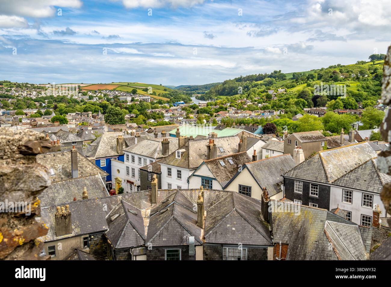 Totnes castle ruins hi-res stock photography and images - Alamy