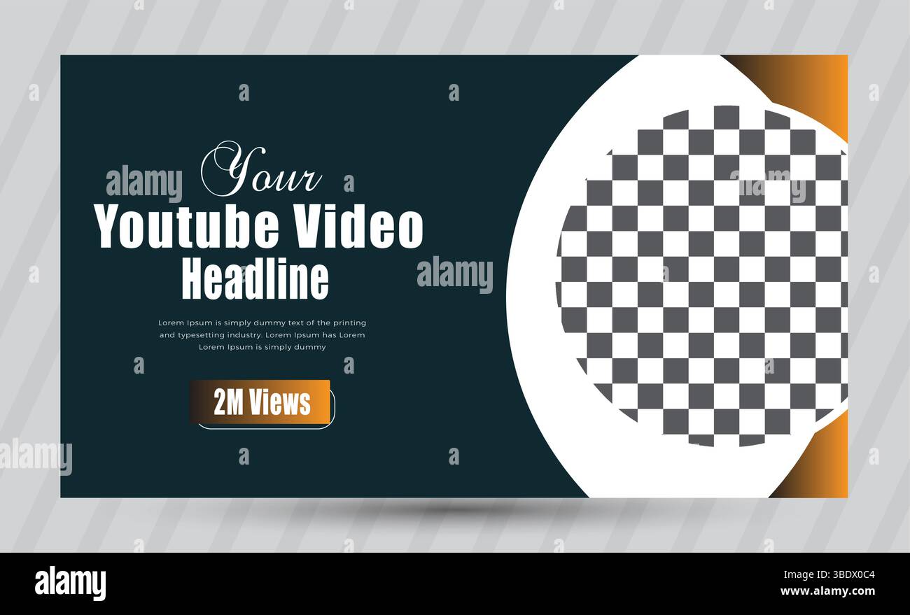 Youtube thumbnail design Stock Vector Image & Art - Alamy