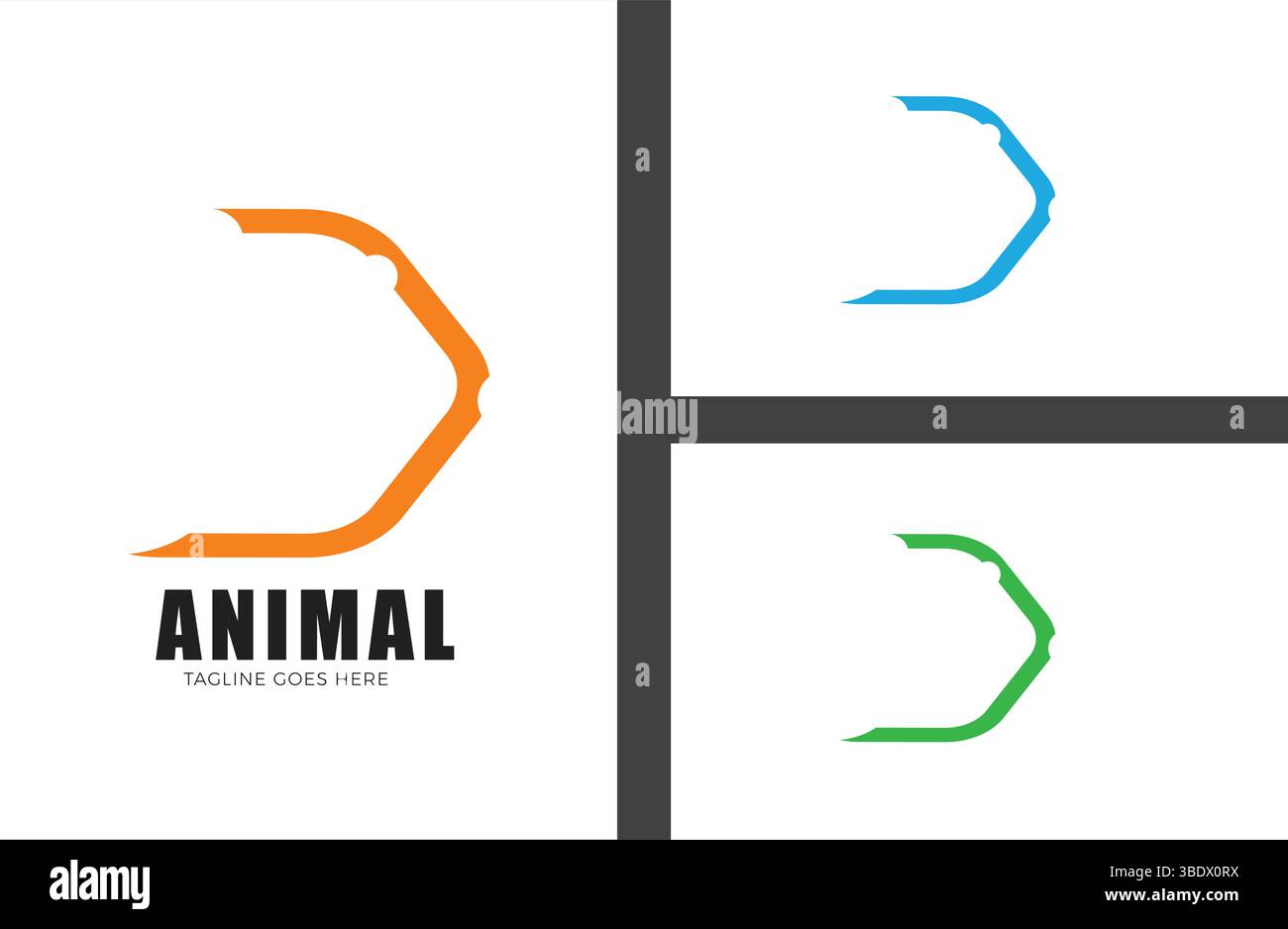 Animal logo design Stock Vector Image & Art - Alamy