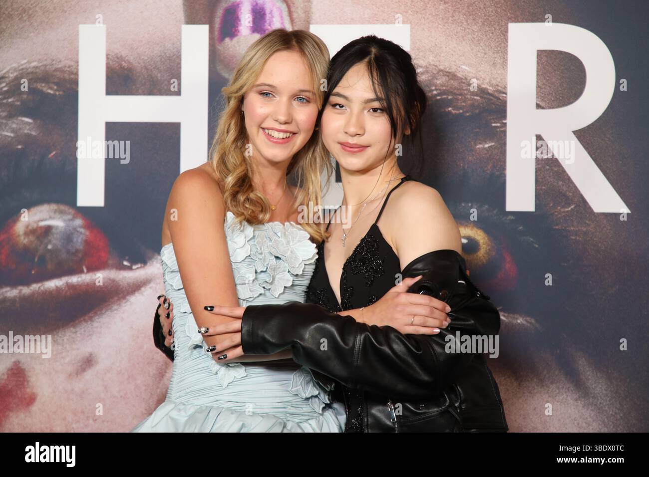 Sydney, Australia. 26th May 2025. L-R: Mischa Heywood (actress in film) and Sora Wong (actress ...